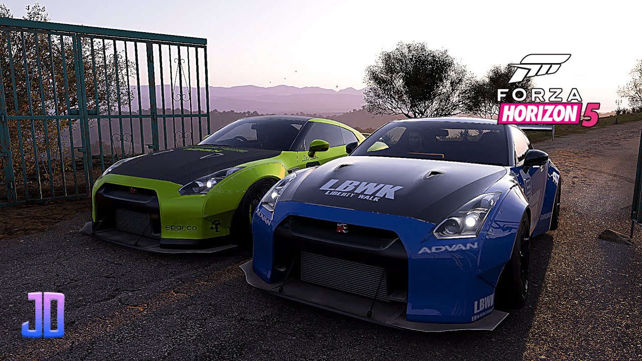 Nissan R35 GTR Convoy Freeroam Fun!! Forza Horizon 5 | T300 RS - YouTube