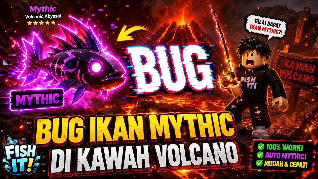 BUG IKAN MYTHIC DI KAWAH - FISH IT ROBLOX INDONESIA - YouTube