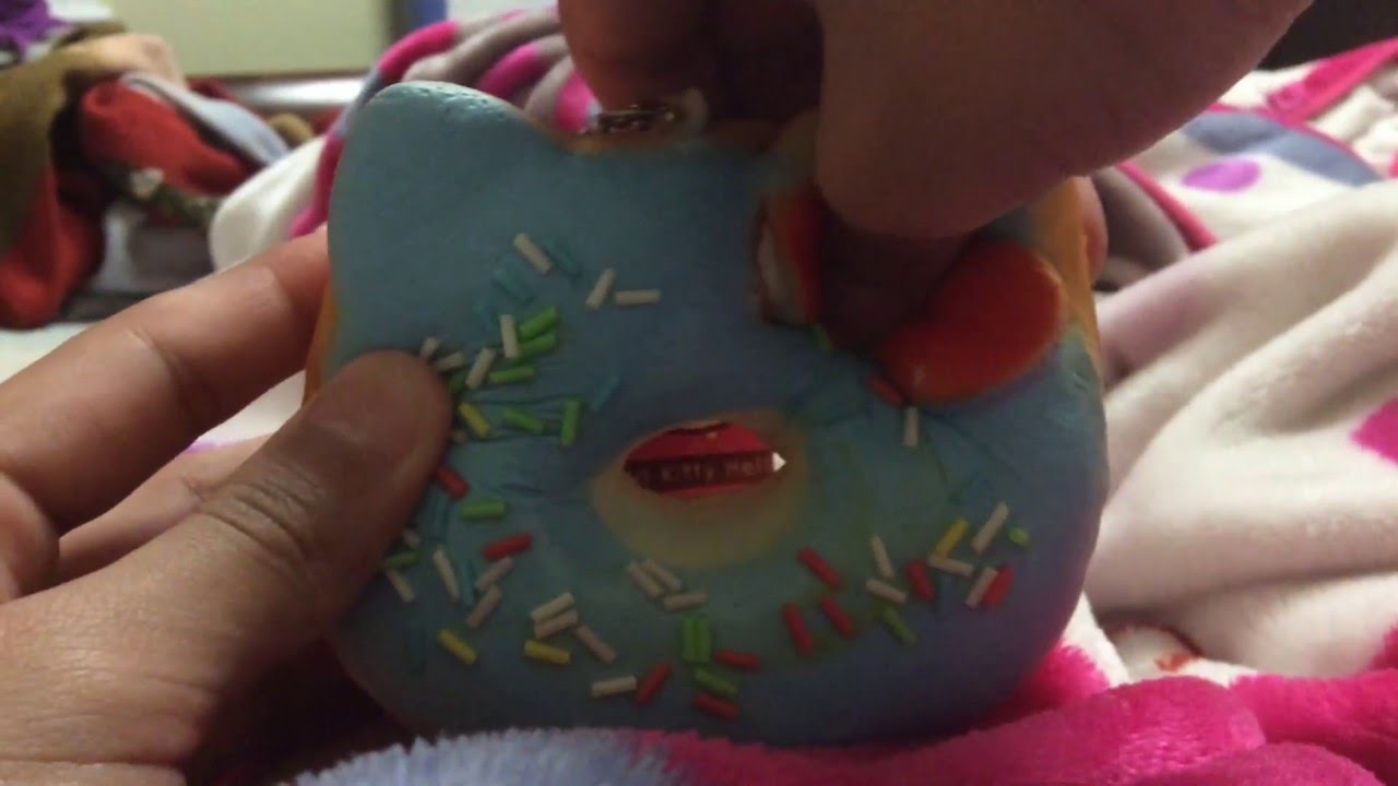Hello kitty donut (fake) - YouTube