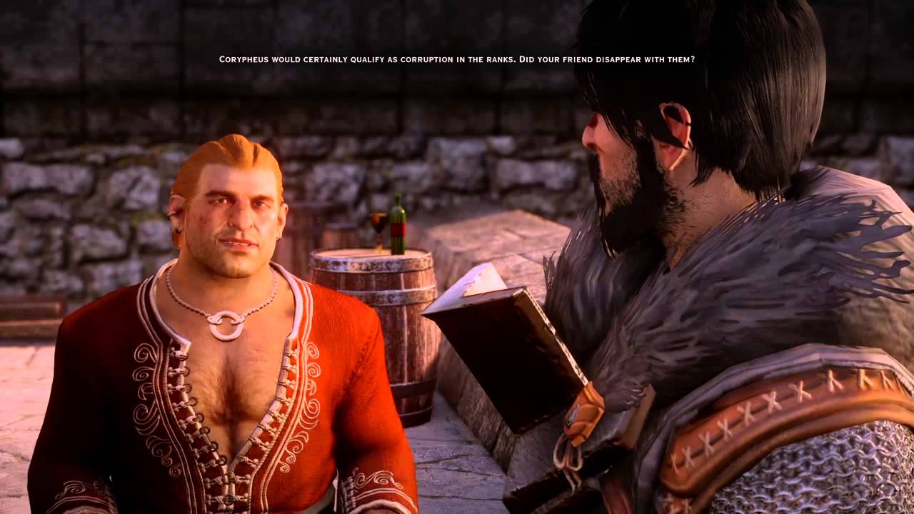 Dragon Age Inquisition- Meeting Male Mage Hawke. - YouTube
