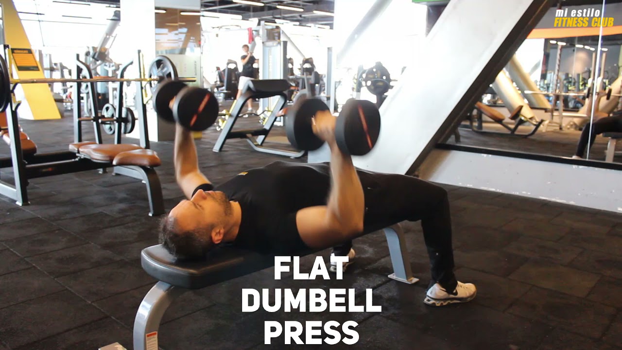 FLAT DUMBELL PRESS FINAL - YouTube