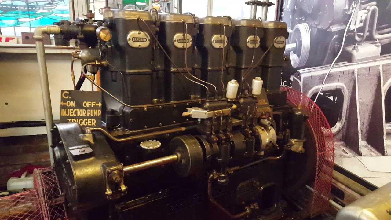 Gardner 5L3 - Anson Museum - YouTube