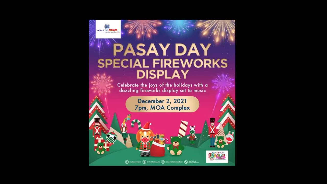 Pasay Day Special Fireworks Display - December 2, 2021 - YouTube