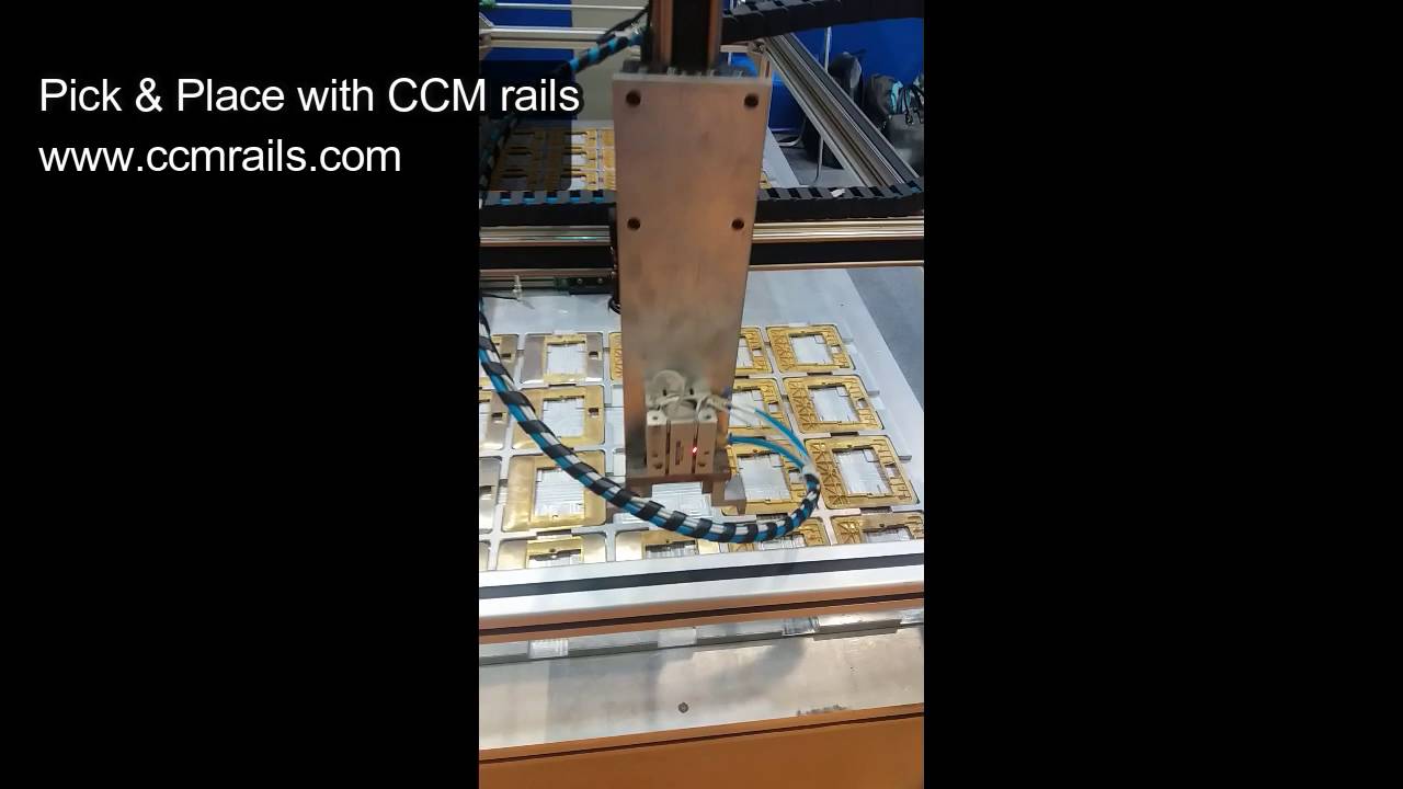 CCM linear modules application--pick and place - YouTube
