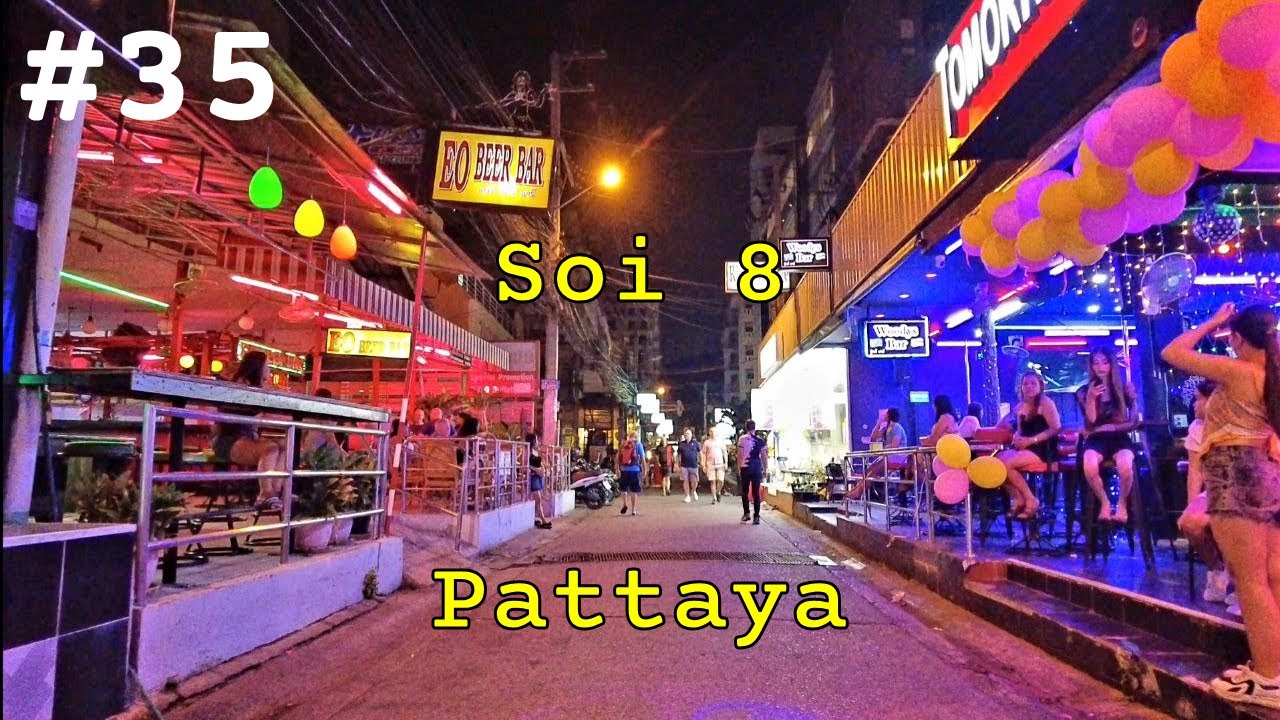 Soi 8 Pattaya 2024 | 23JAN | many bars | Thailand nightlife | bargirls ...