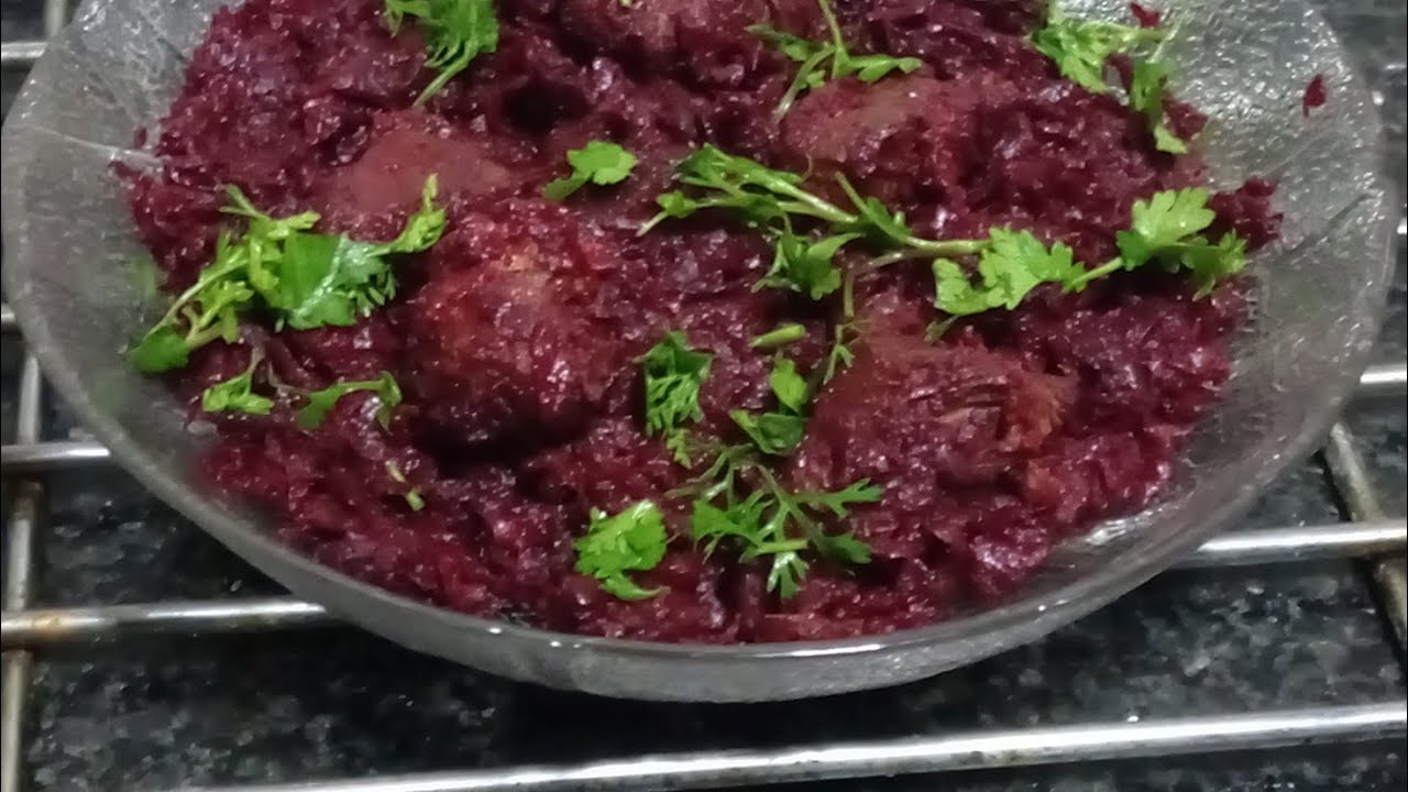 چقندر گوشتchuqander ghosht - YouTube