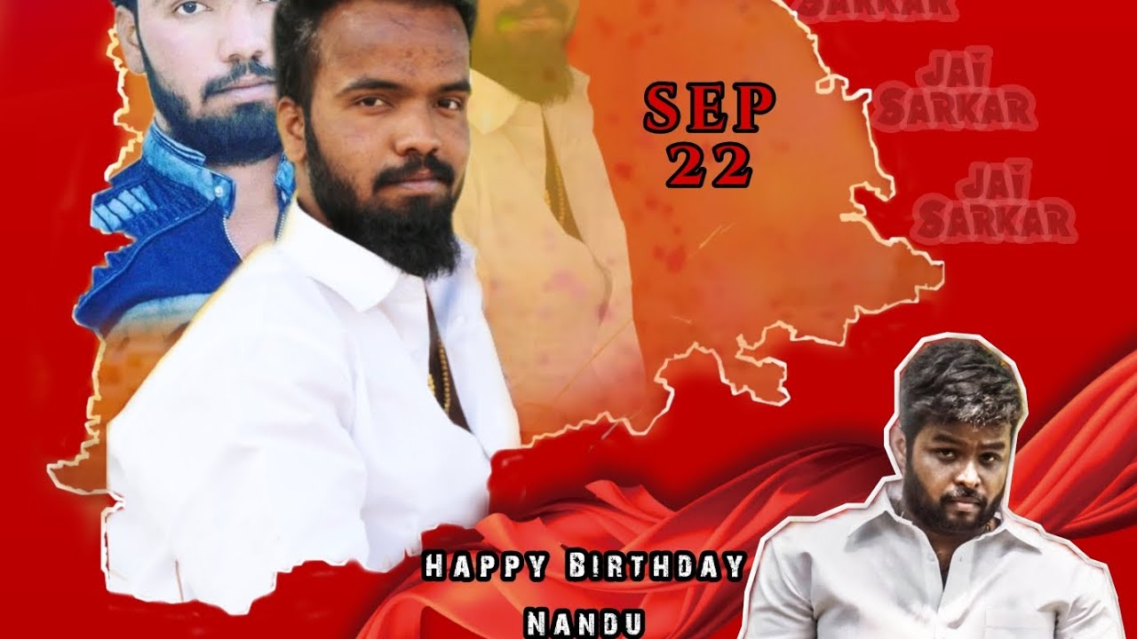 💯👑Happy Birthday Nandu Sarkar Nagaraj Kompali jai sarkar Group ...