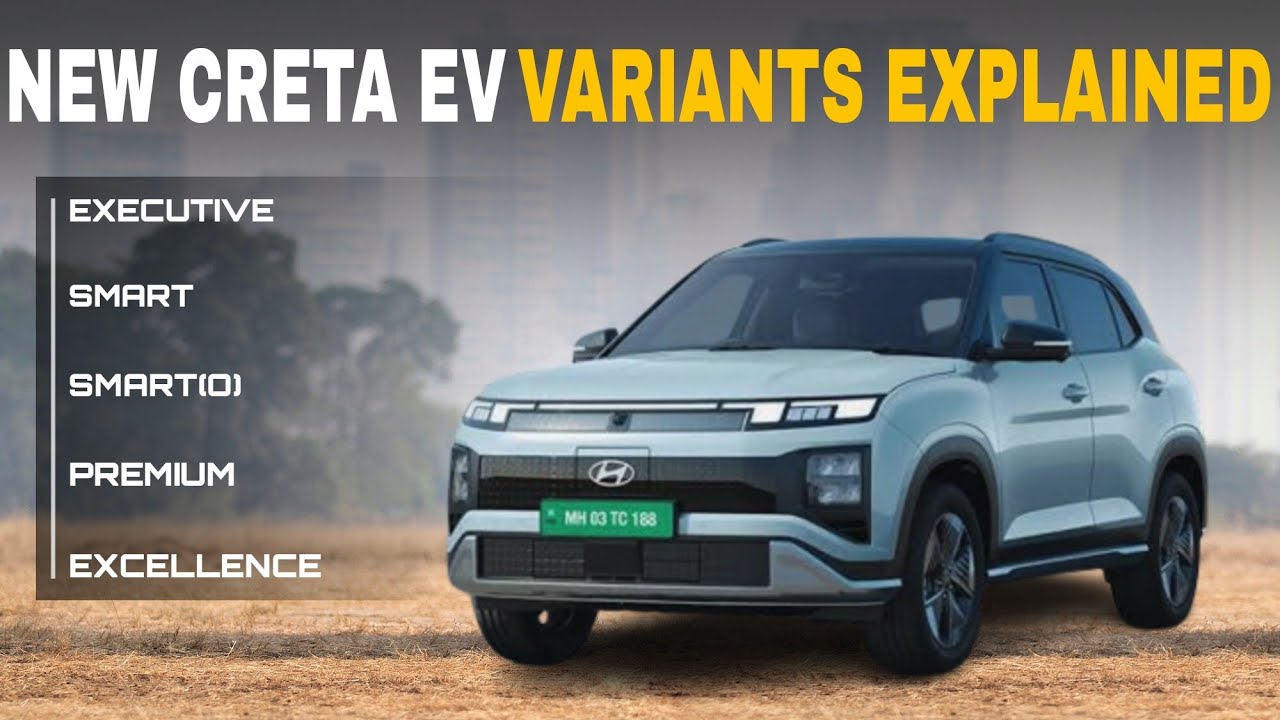 Hyundai Creta EV Variants Explained | Best Variant to Buy - YouTube