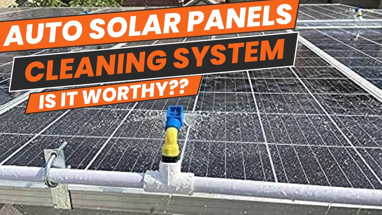 Automatic Solar Panel Cleaning Made EASY! - YouTube