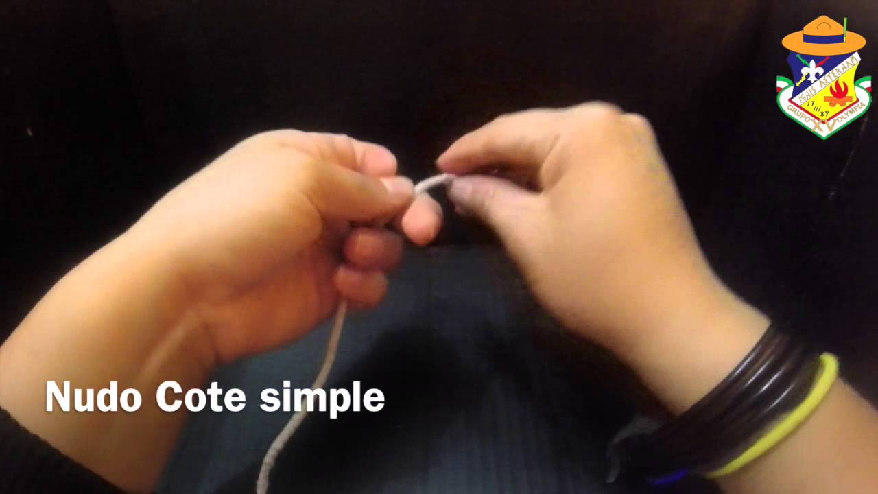 Nudo Cote simple - YouTube