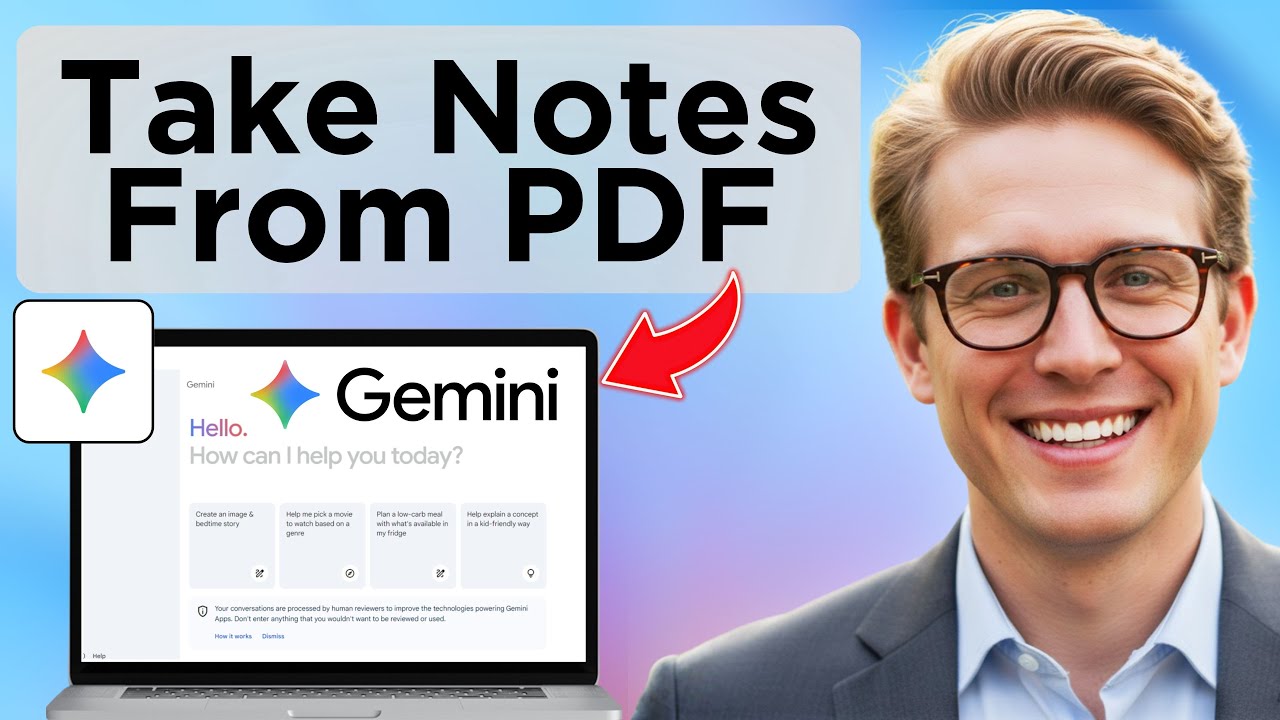How to Use Gemini to Take Notes | Taking Notes from PDF (Simple Demo ...
