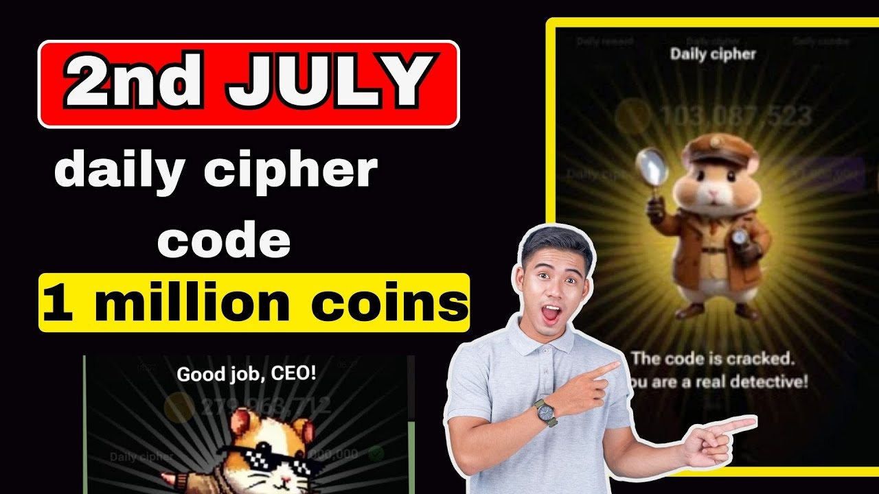 2 July Morse Code Hamster Kombat | 1Million Points Daily Cipher ...