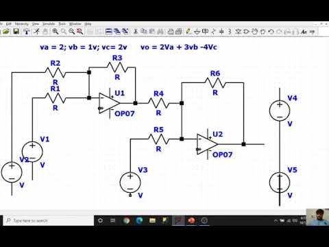 Designing a Linear equation solver, adder, subtractor using opamp using ...