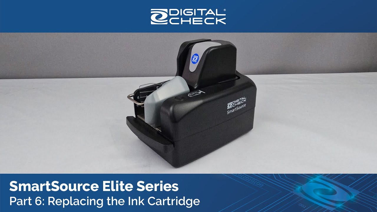 SmartSource Elite Series Scanners - Replacing the Ink Cartridge - YouTube