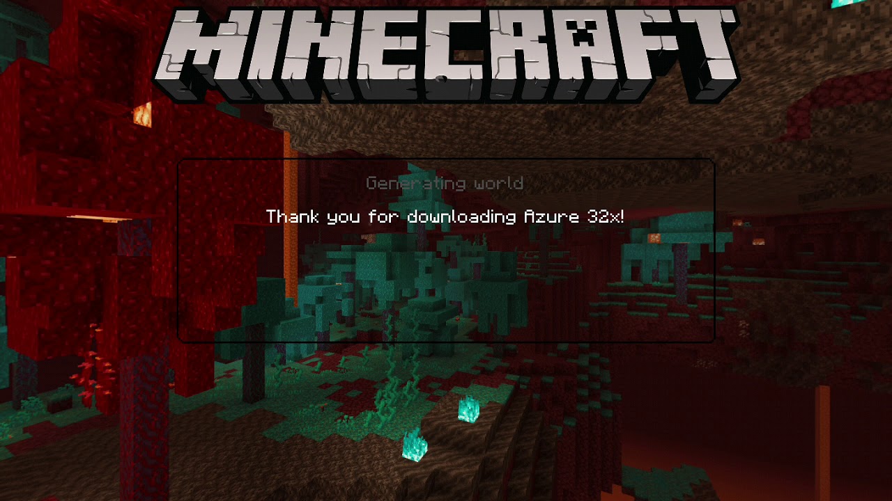 Bad texture pack release (Azure 32x By Pupmusic) - YouTube