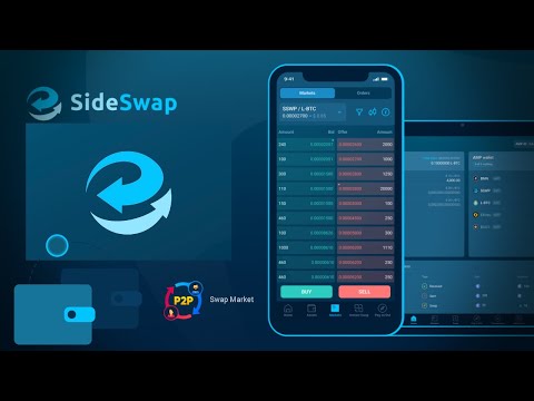 Como usar o Mercado P2P da Sideswap wallet