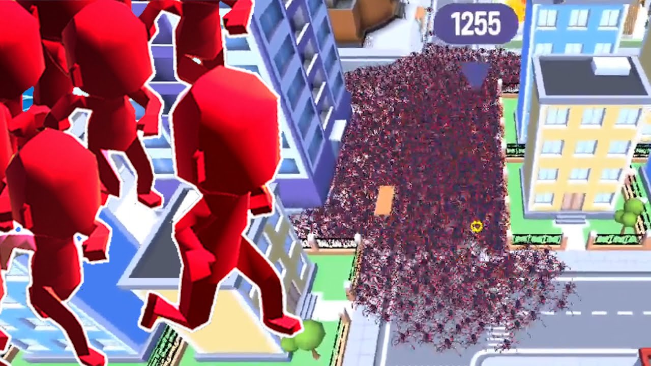 Crowd City World Record Map Control: 100.00% #953 - YouTube