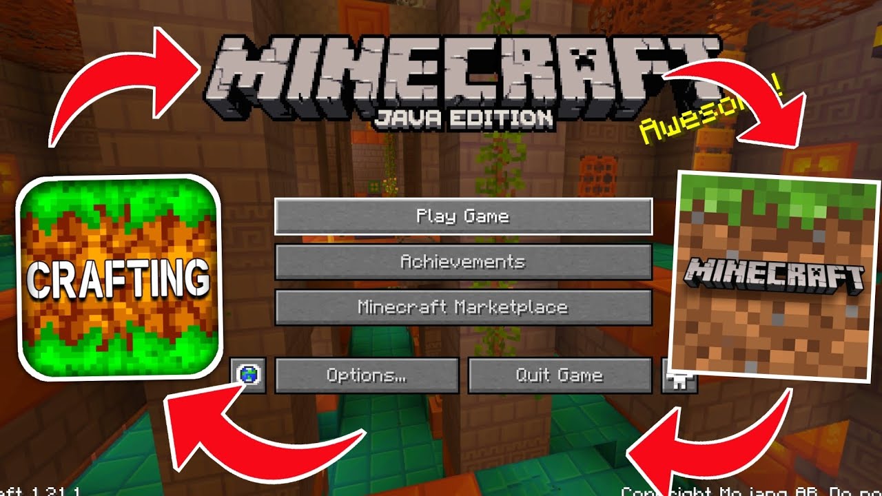 How To CONVERT Crafting and Building INTO MINECRAFT JAVA - YouTube