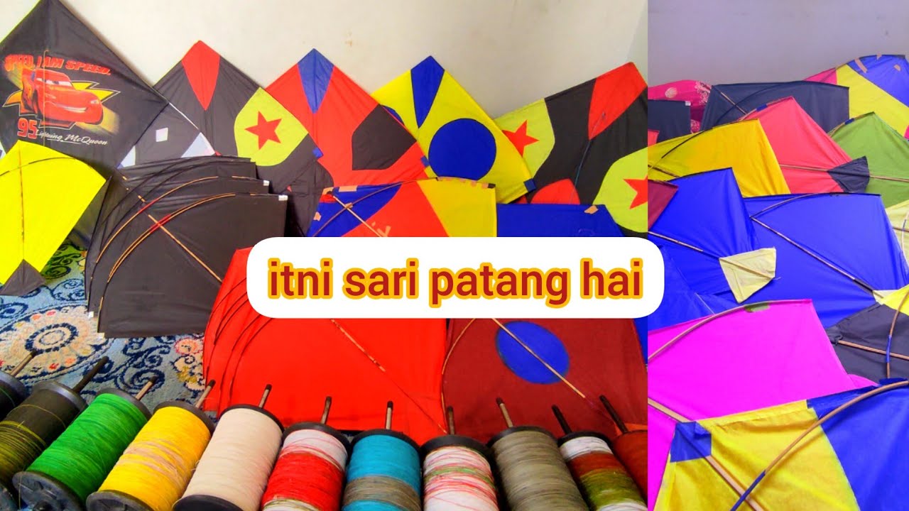 Itni sari Patang 🪁 aur Charkhi🧵a gai | Papa aur Patang Ga Le Aaye ...
