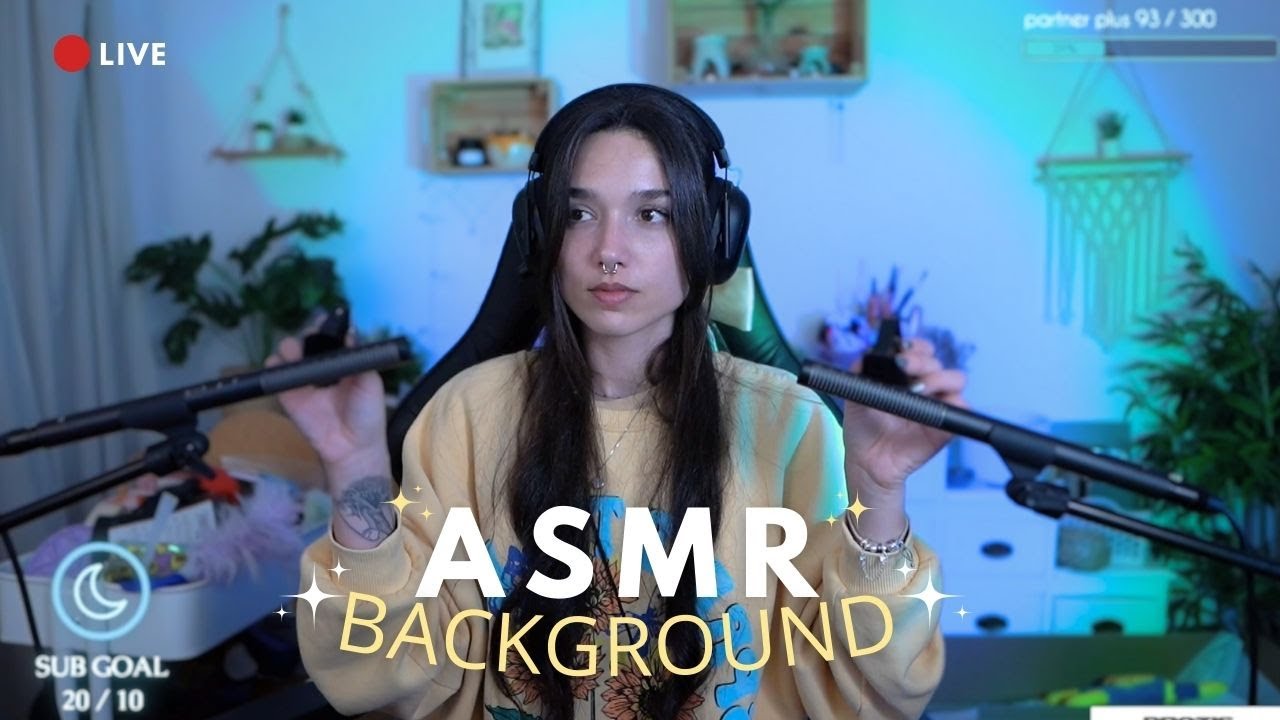 BACKGROUND ASMR 🌸| Sonidos relajantes para sentirte bien | LIVE - YouTube