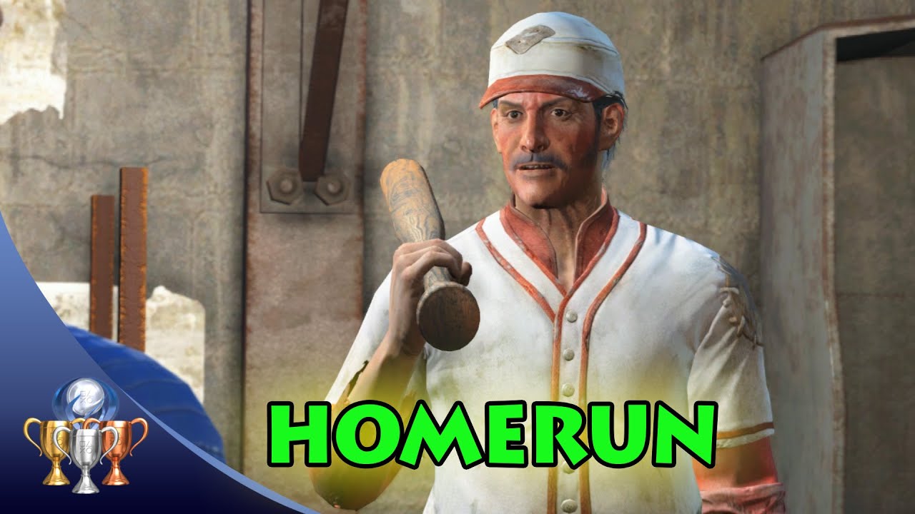 Fallout 4 Homerun Trophy / Achievement - YouTube