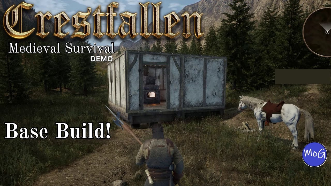Base Build, Workbench, And Piggies | Crestfallen Demo Gameplay | 2nd Look - YouTube