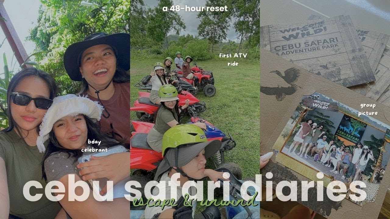 48-hour reset | staying overnight at Cebu Safari, ATV, skybike & more ...