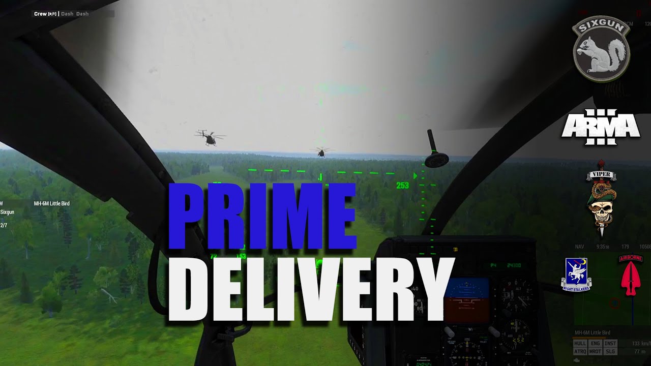 Prime Delivery: Arma 3 Little Bird Training Gameplay - YouTube