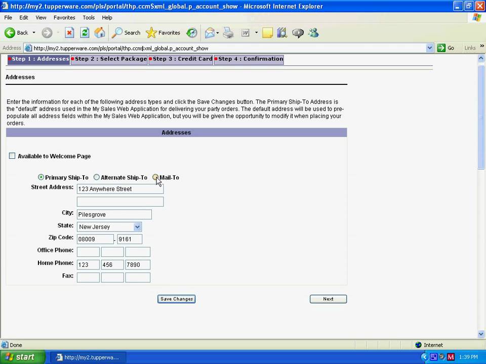 Logging into my.tupperware for the first time.avi - YouTube