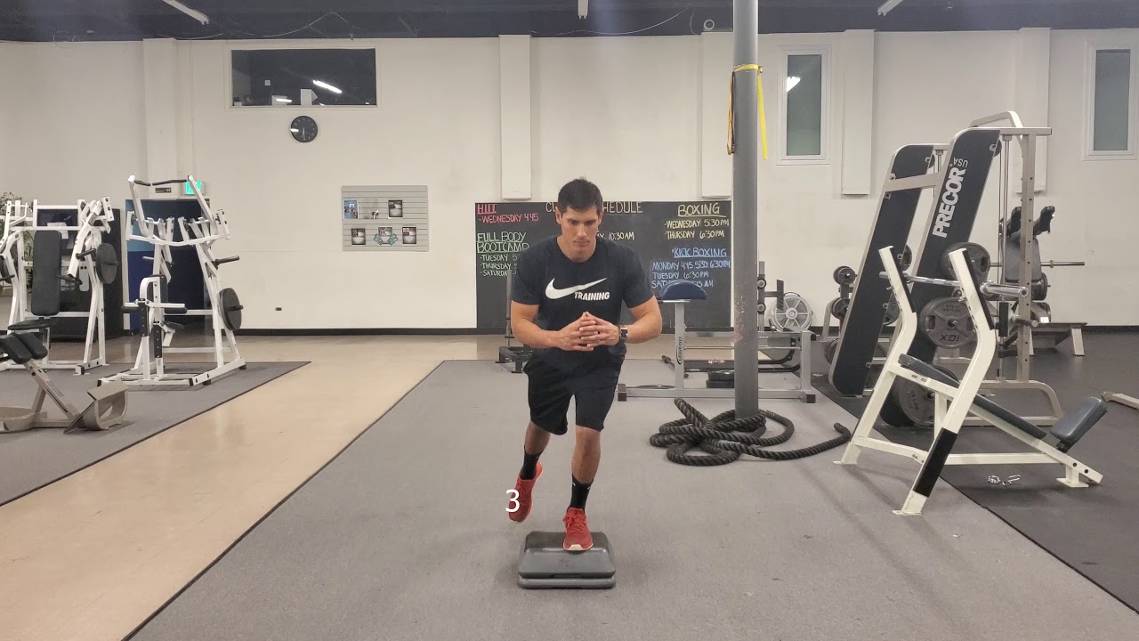 3 point touch (Single leg balance) - YouTube