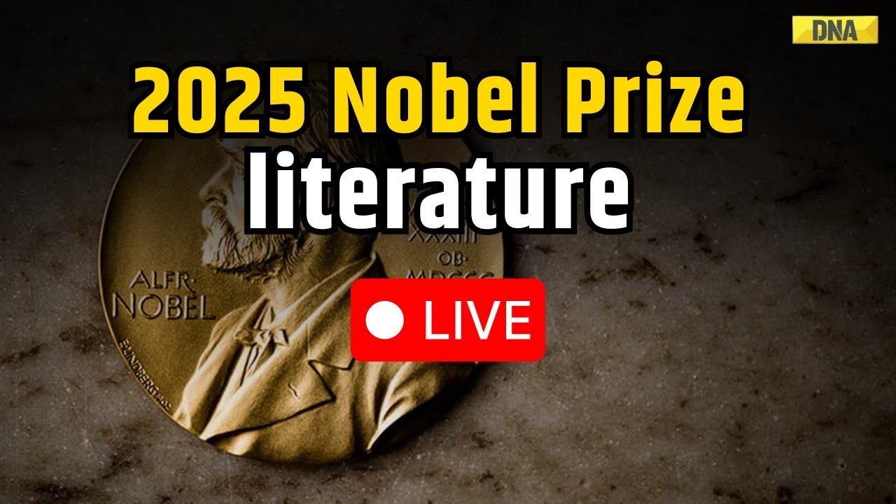 Nobel Prize Live: 2025 Nobel Prize In Literature Winner Announced - YouTube