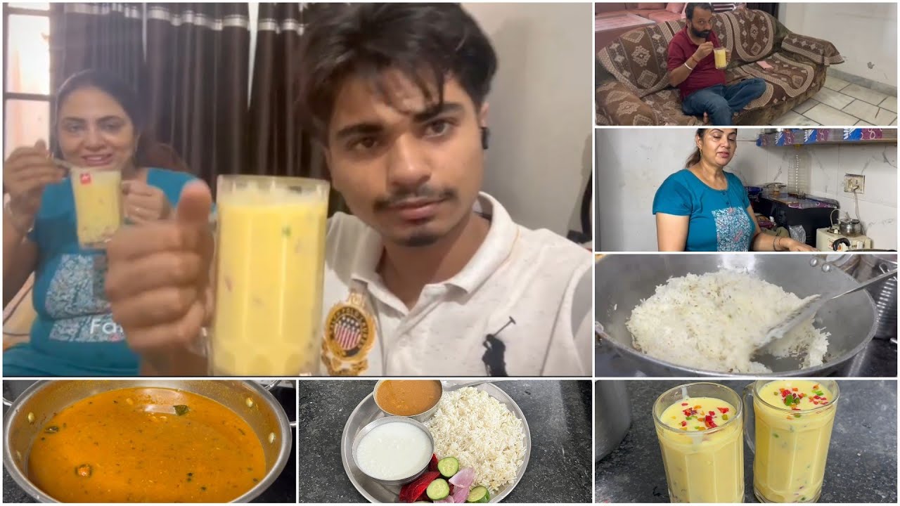 Aaj pura lunch Maine apni pasand ka banaya hai rajma chawal custard Millets by Mrs Duggal vlog ...