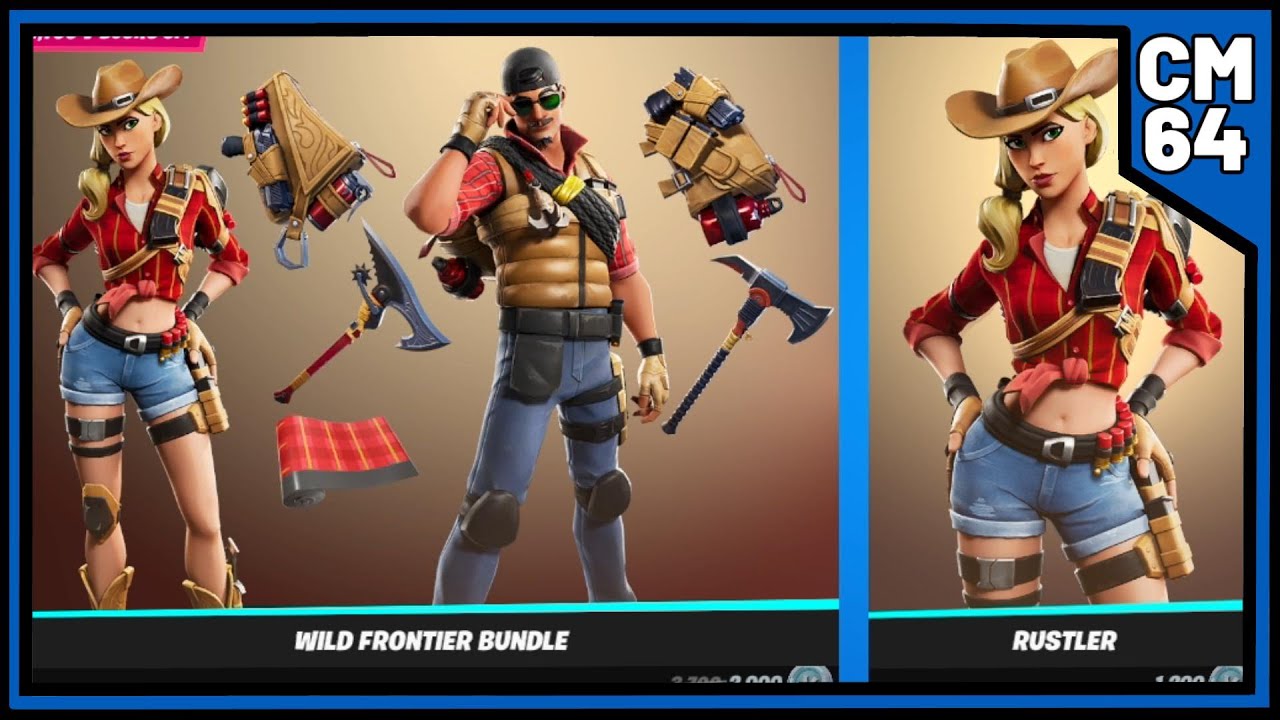 WILD FRONTIER BUNDLE & MORE [] Fortnite Item Shop January 2 2023 - YouTube