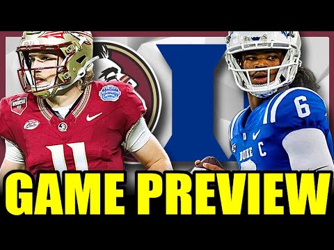 Florida State vs Duke - GAME PREVIEW - YouTube