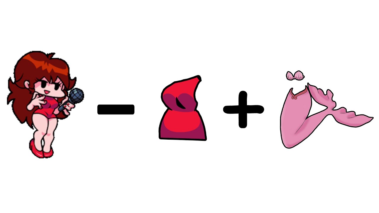 FNF GIRLFRIEND - CLOTHES + MERMAID = ? | FNF ANIMATION - YouTube