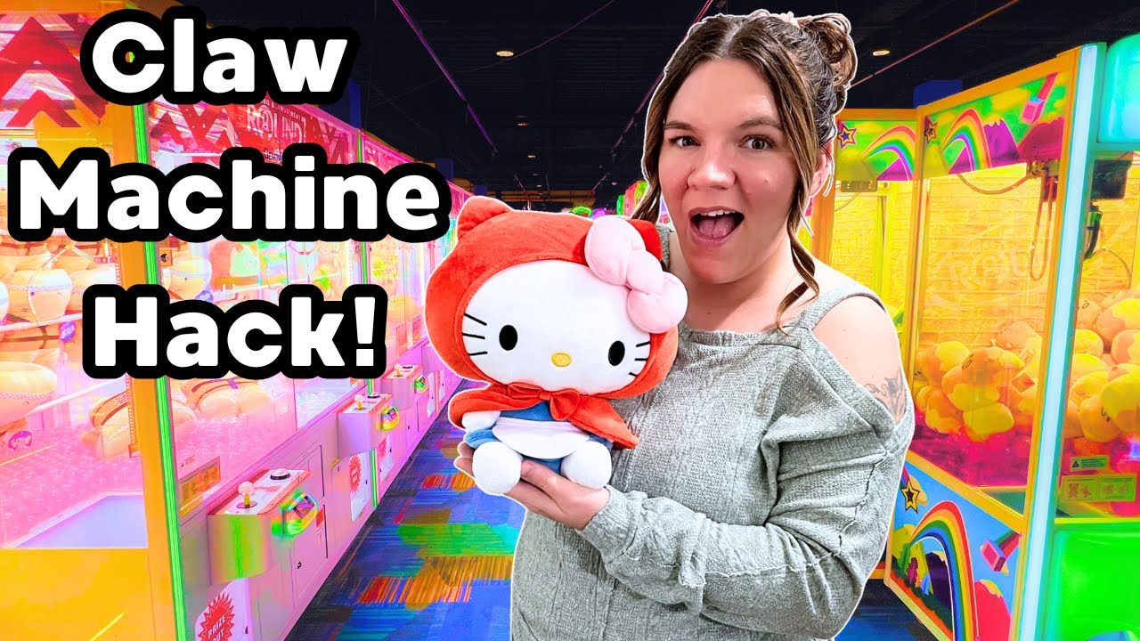 This is the Best HACK for the Claw Machines at Round1! - YouTube