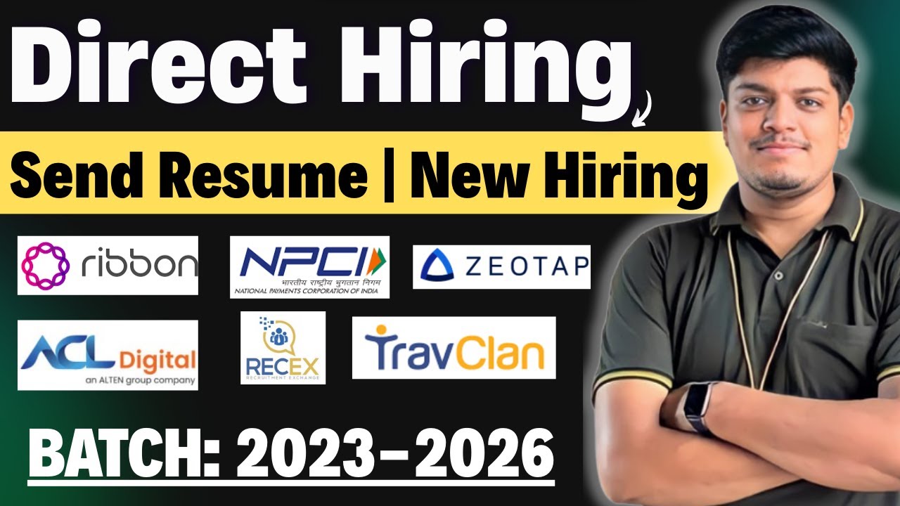 🔥NPCI, ACLDigital, Ribbon, Recex Direct Hiring | Off Campus Drive 2025 ...