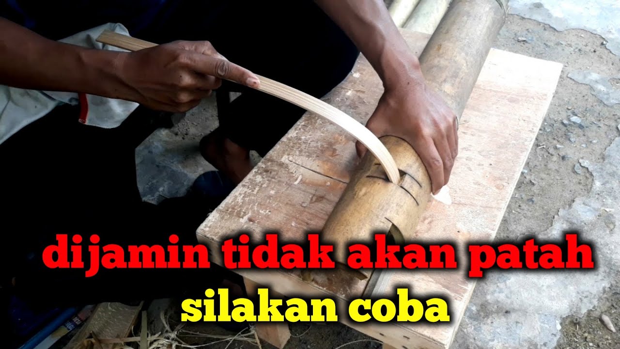 Pakai cara ini mudah dan sederhana_cara membengkokkan bambu - YouTube