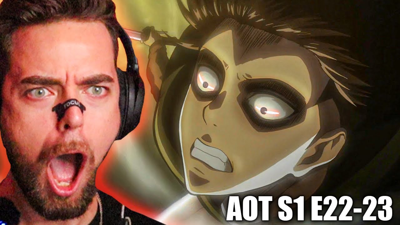 LEVI IS CRAZY!!! ATTACK ON TITAN 1x22, 1x23 REACTION - YouTube