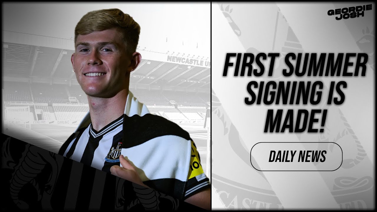 Lewis Hall Signs PERMANENTLY at Newcastle United! NUFC News - YouTube