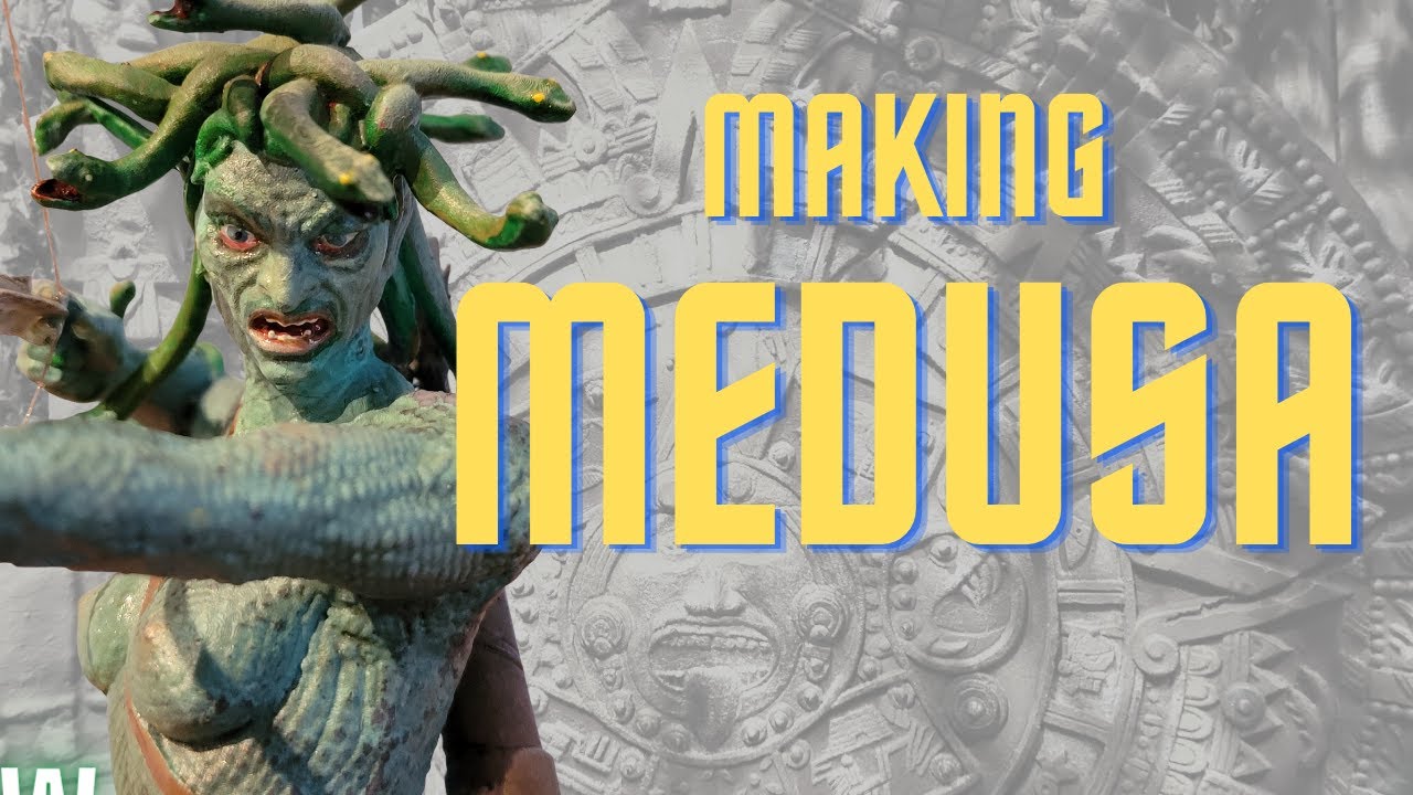 Medusa 3D Print & Paint Ray Harry Hausen Version - YouTube