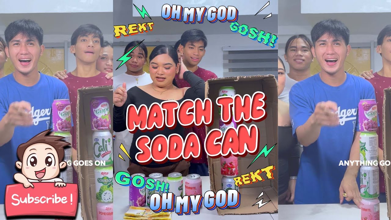 MATCH THE SODA CAN - YouTube