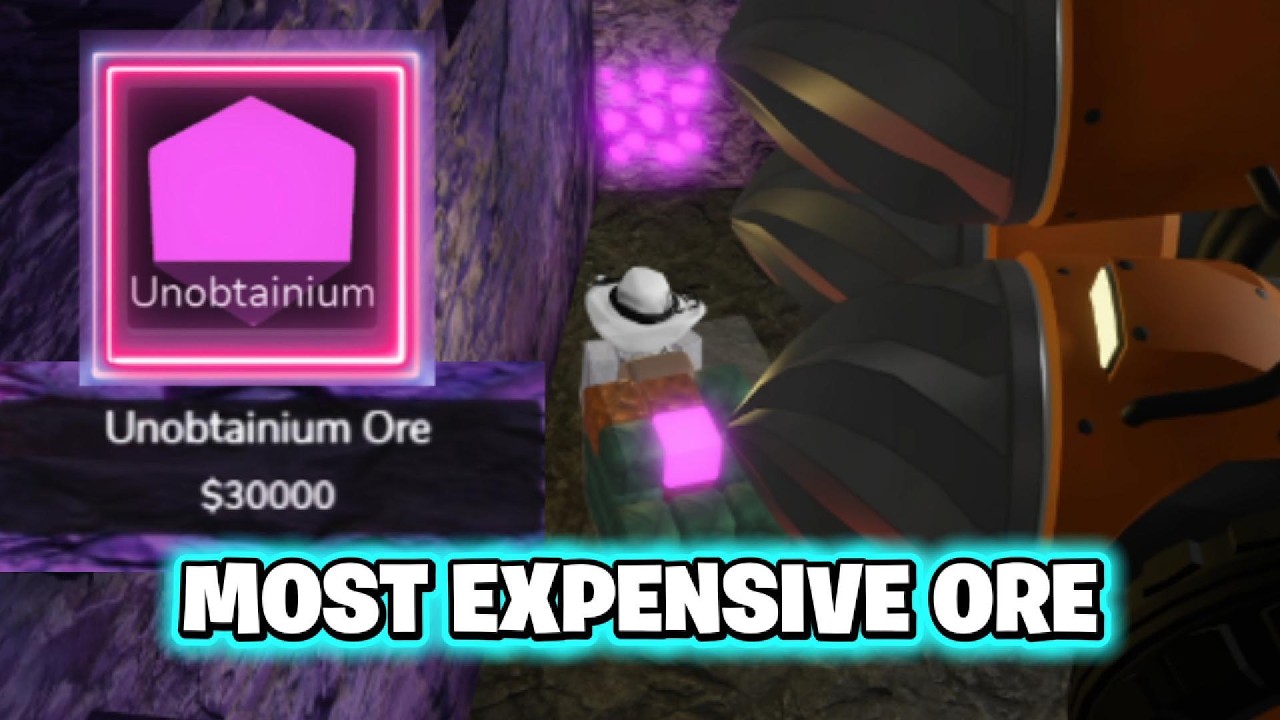 Most Expensive Ore Unobtainium In Ultimate Mining Tycoon - YouTube