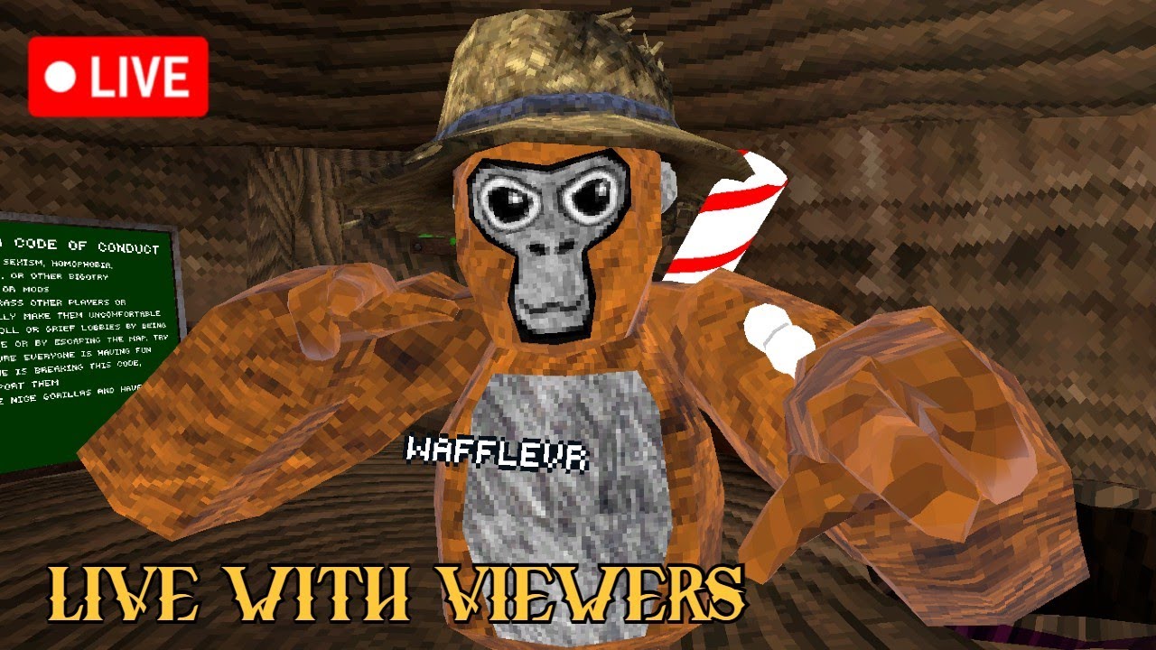 Gorilla Tag Live With Viewers - YouTube