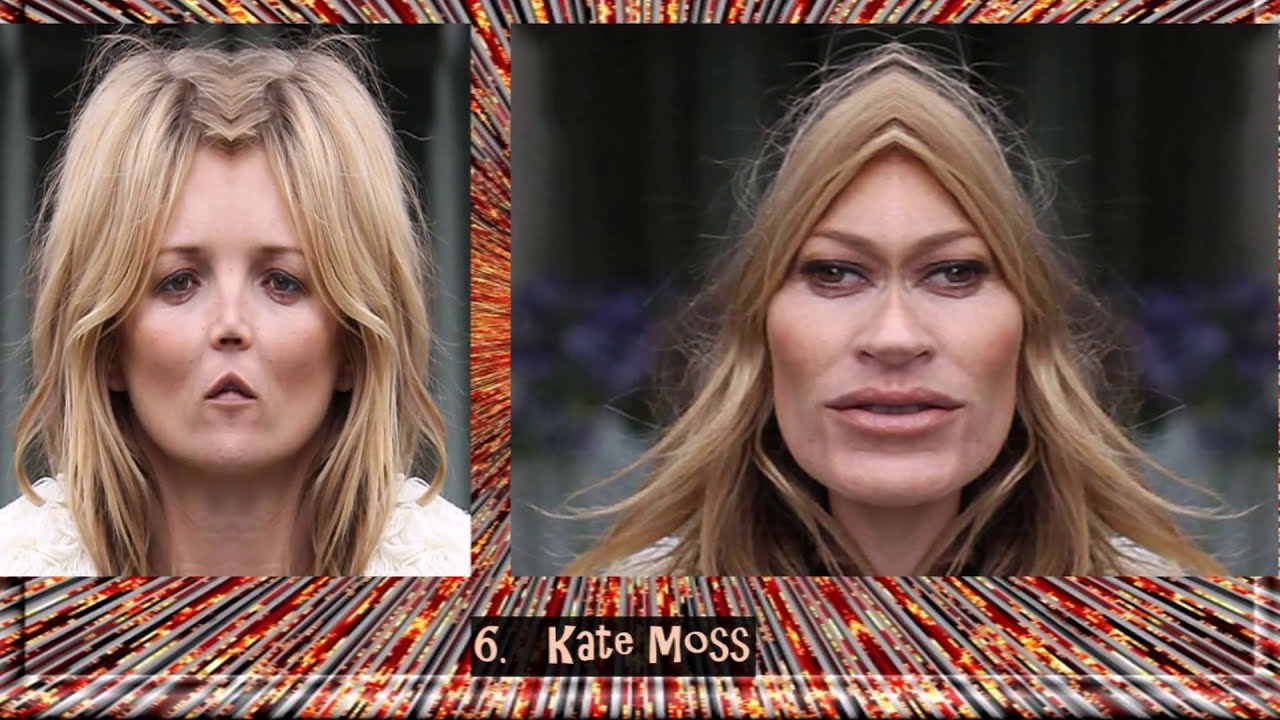 Famous Beautiful Women Left and Right Side Face☺HD♫ - YouTube