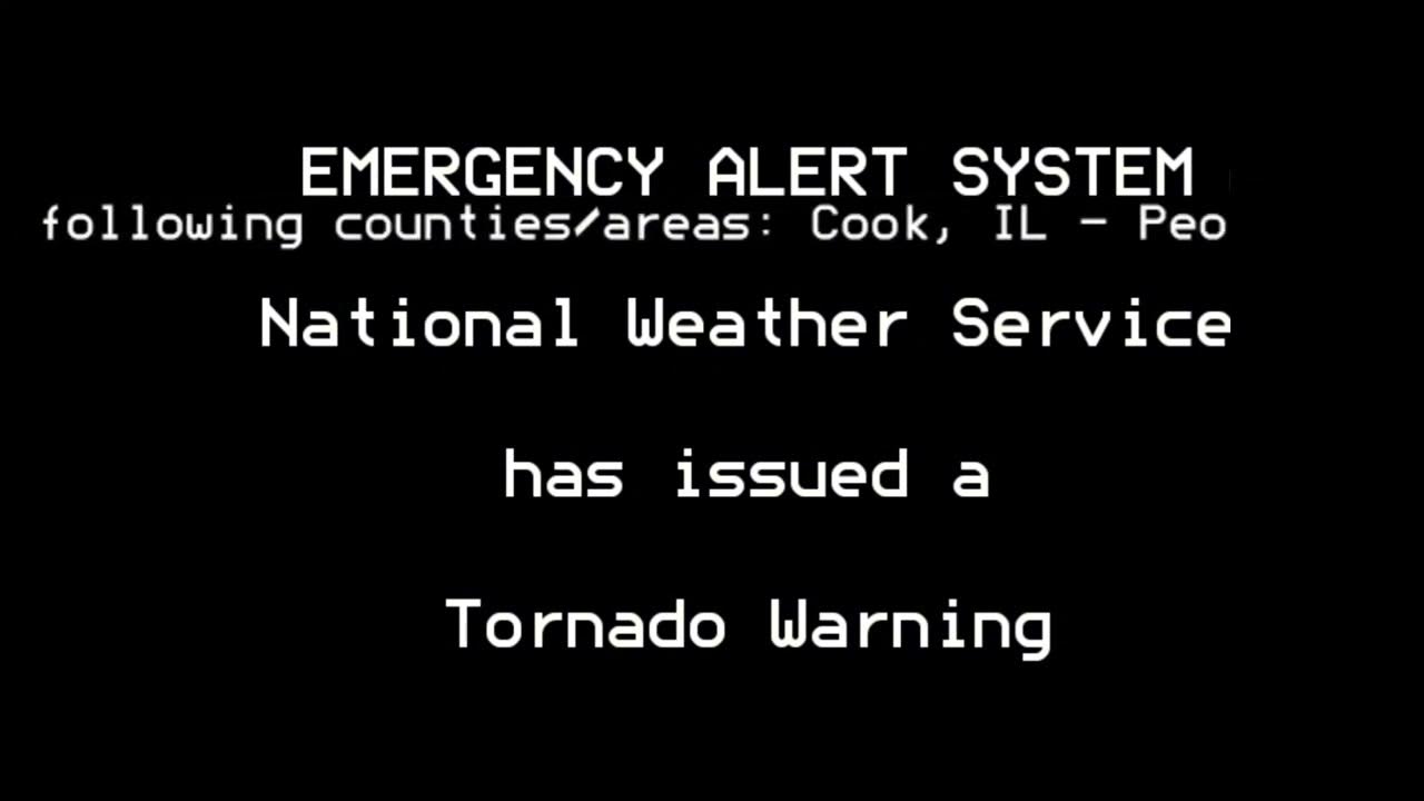EAS Mock: Tornado Warning - YouTube