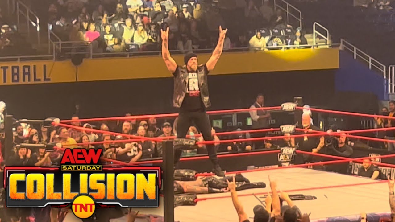 Killswitch (Luchasaurus) & Adam Copeland on AEW Collision (Pittsburgh ...