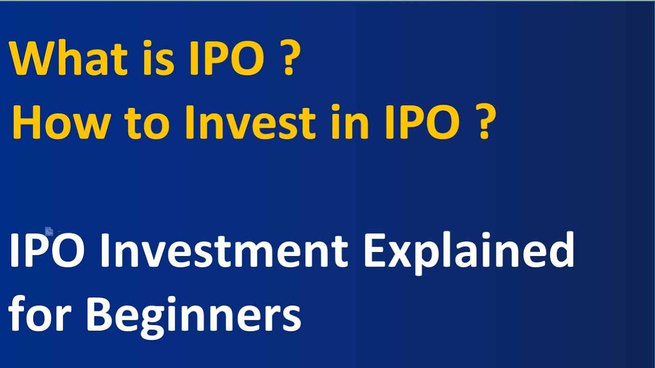 What is IPO? | How to Invest in IPO & Earn Money? | IPO Investment ...