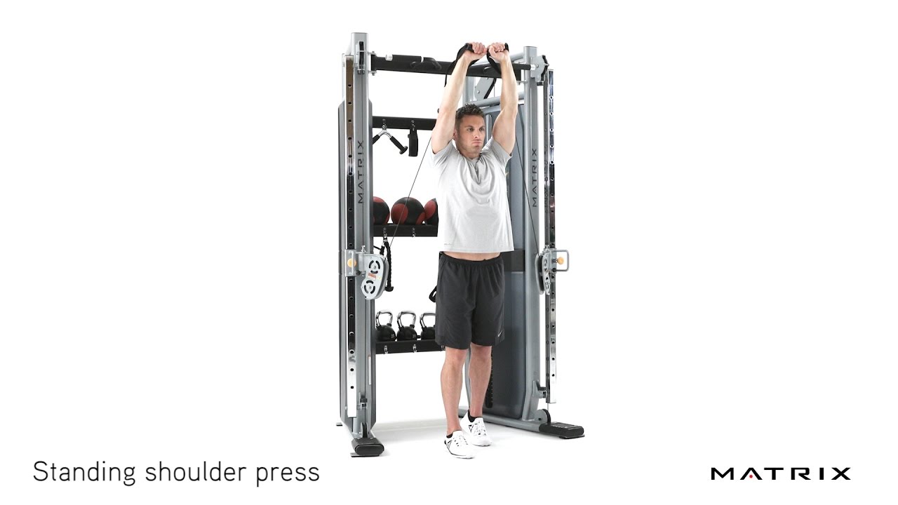 Standing Shoulder Press Exercise | Versa Functional Trainer | Matrix ...