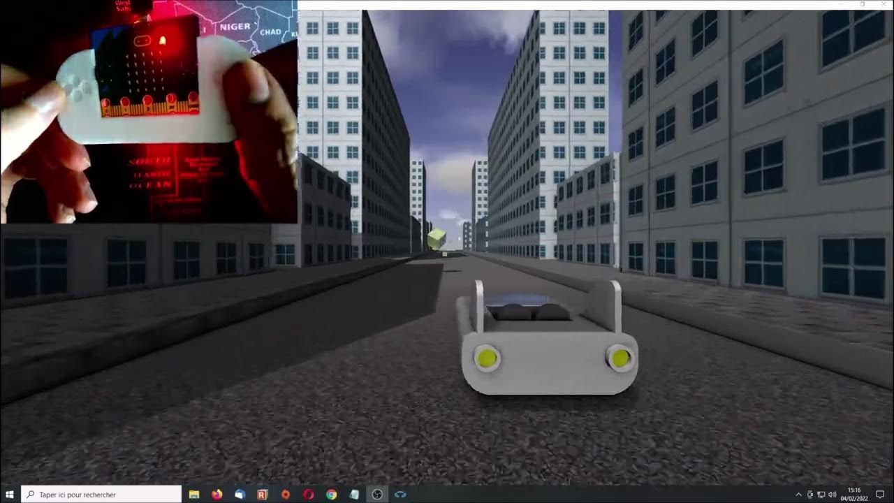 OpenSpace3D et Microbit exemple 1 - YouTube